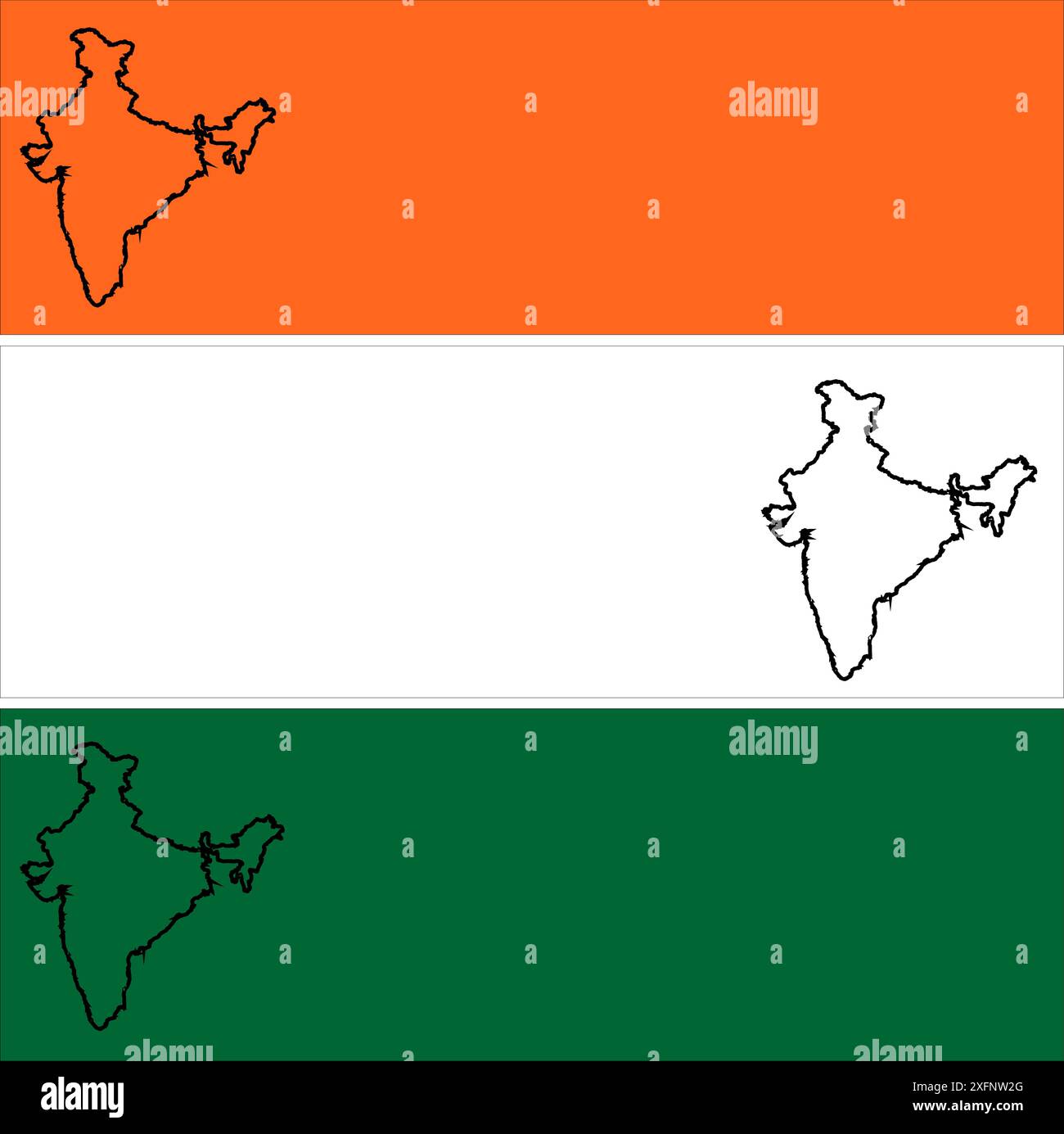 India map graphic, Official Indian Flag color, nation country Indian ...