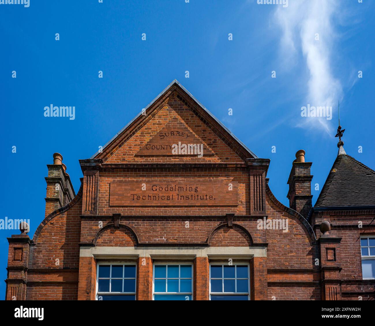 Godalming town, Surrey, England. Town in the Surrey Hills home to ...