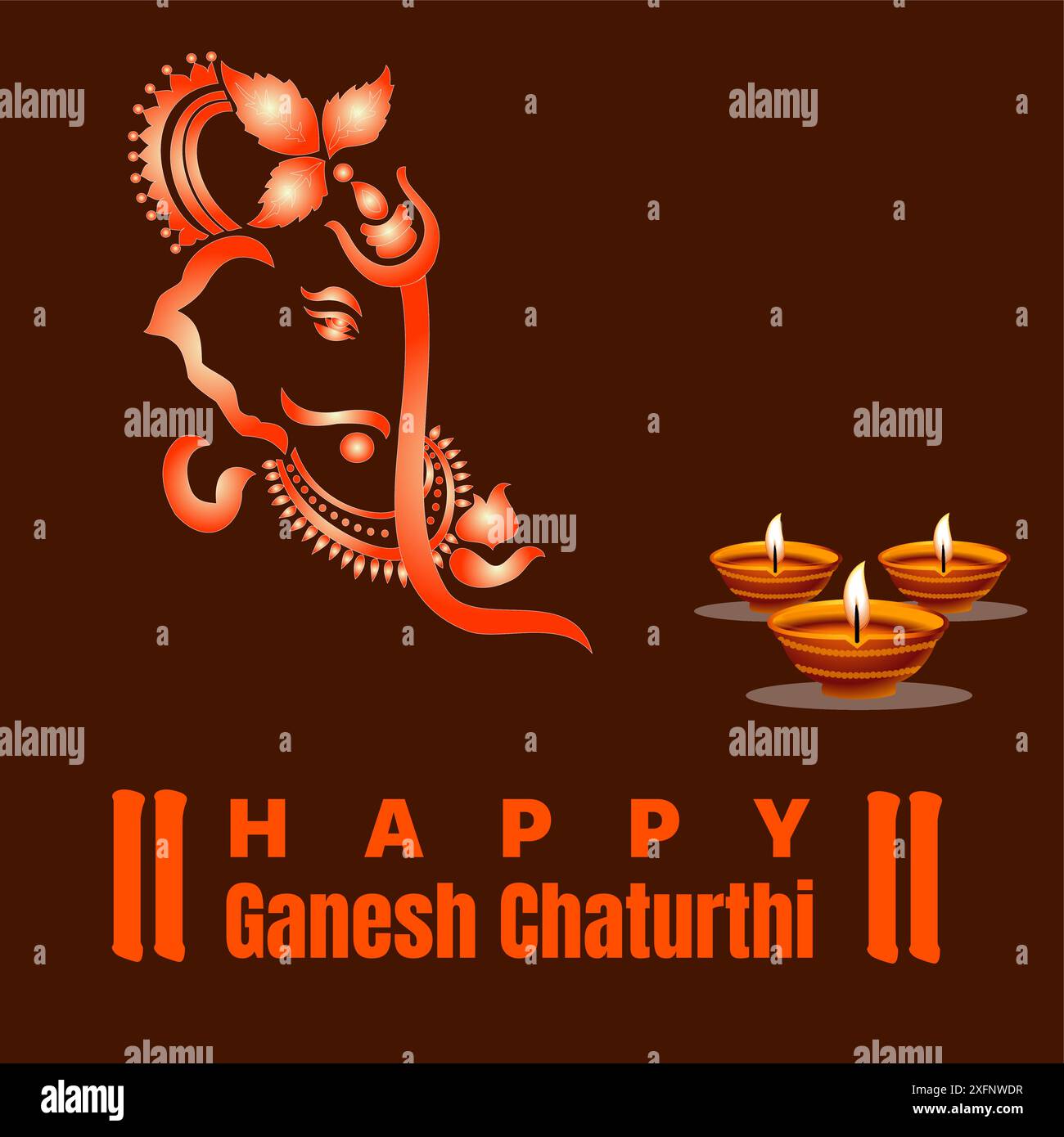 Loard Ganesha Vector Image, Shree Ganesh ji, hindu loard ganesha art ...