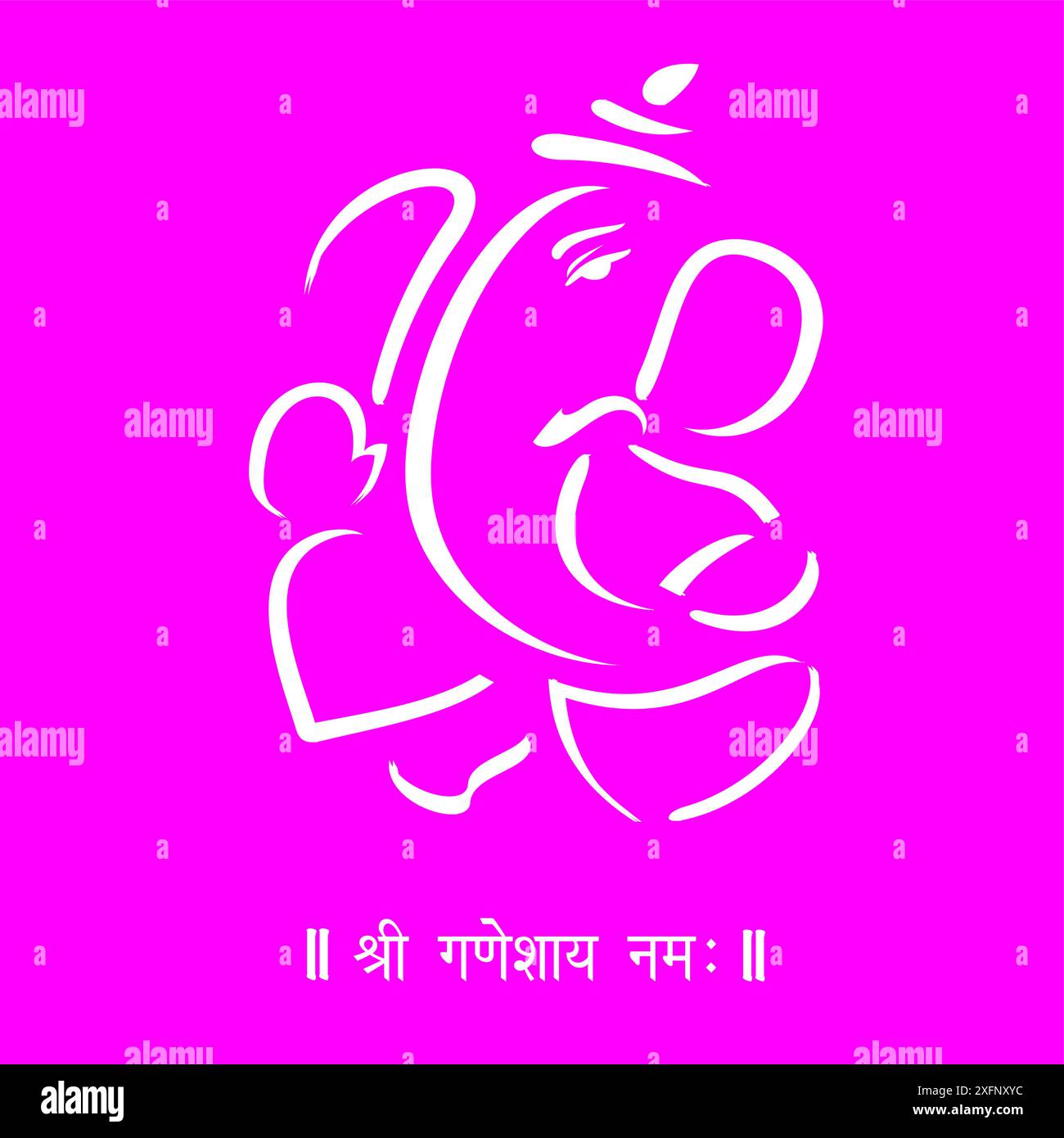 Loard Ganesha Vector Image, Shree Ganesh ji, hindu loard ganesha art ...