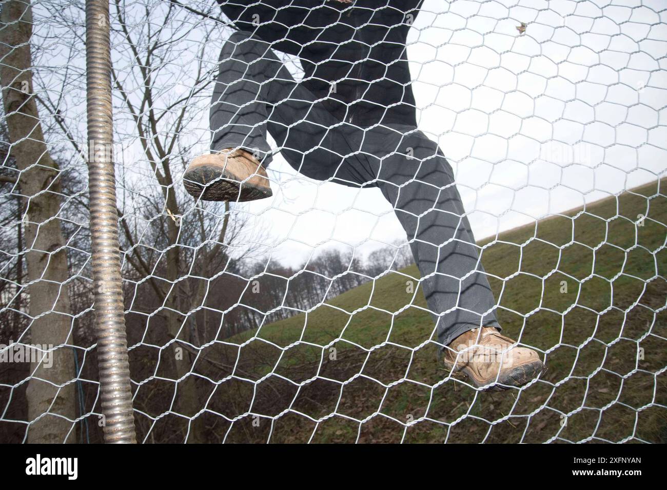 Obstacle barrier in human hi-res stock photography and images - Alamy