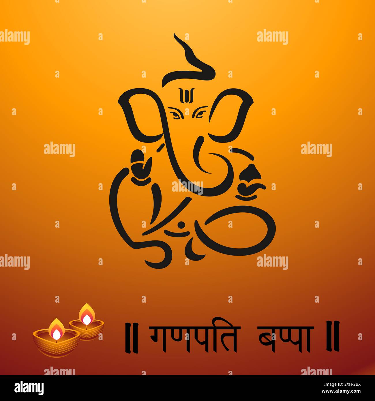 Loard Ganesha Vector Image, Shree Ganesh ji, hindu loard ganesha art ...