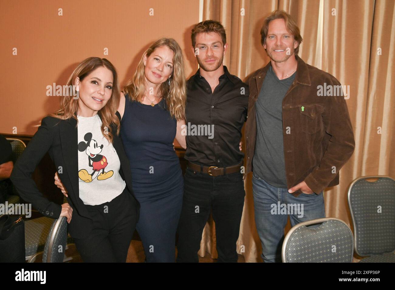 Glendale CA USA - May 4, 2024: Lisa LoCicero, Cynthia Watros, Evan ...