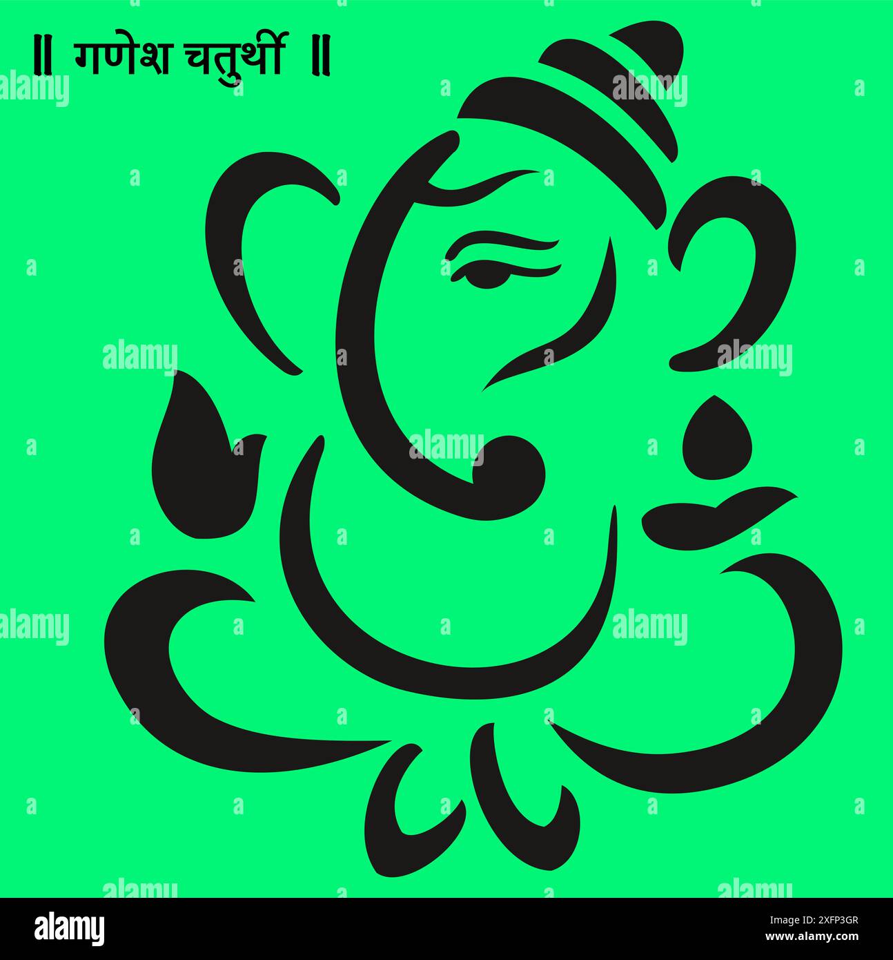 Loard Ganesha Vector Image, Shree Ganesh ji, hindu loard ganesha art ...
