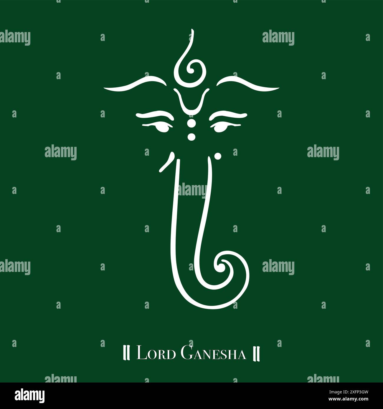 Loard Ganesha Vector Image, Shree Ganesh ji, hindu loard ganesha art ...