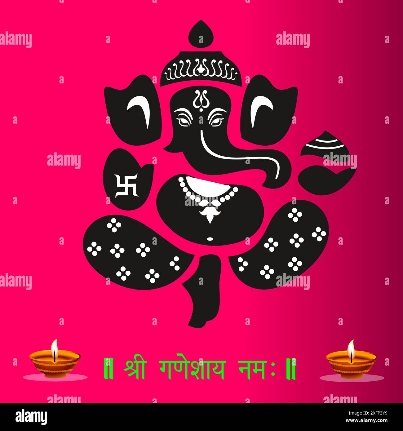 Loard Ganesha Vector Image, Shree Ganesh ji, hindu loard ganesha art ...