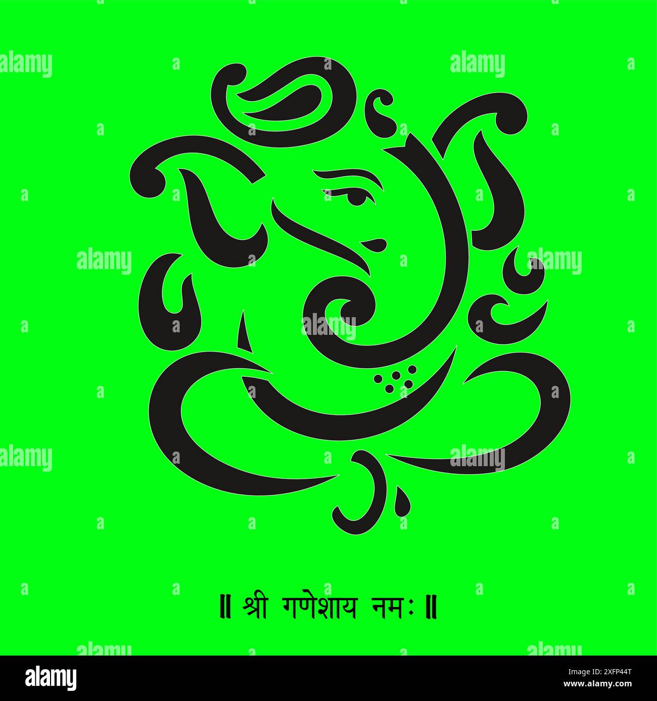 Loard Ganesha Vector Image, Shree Ganesh ji, hindu loard ganesha art ...