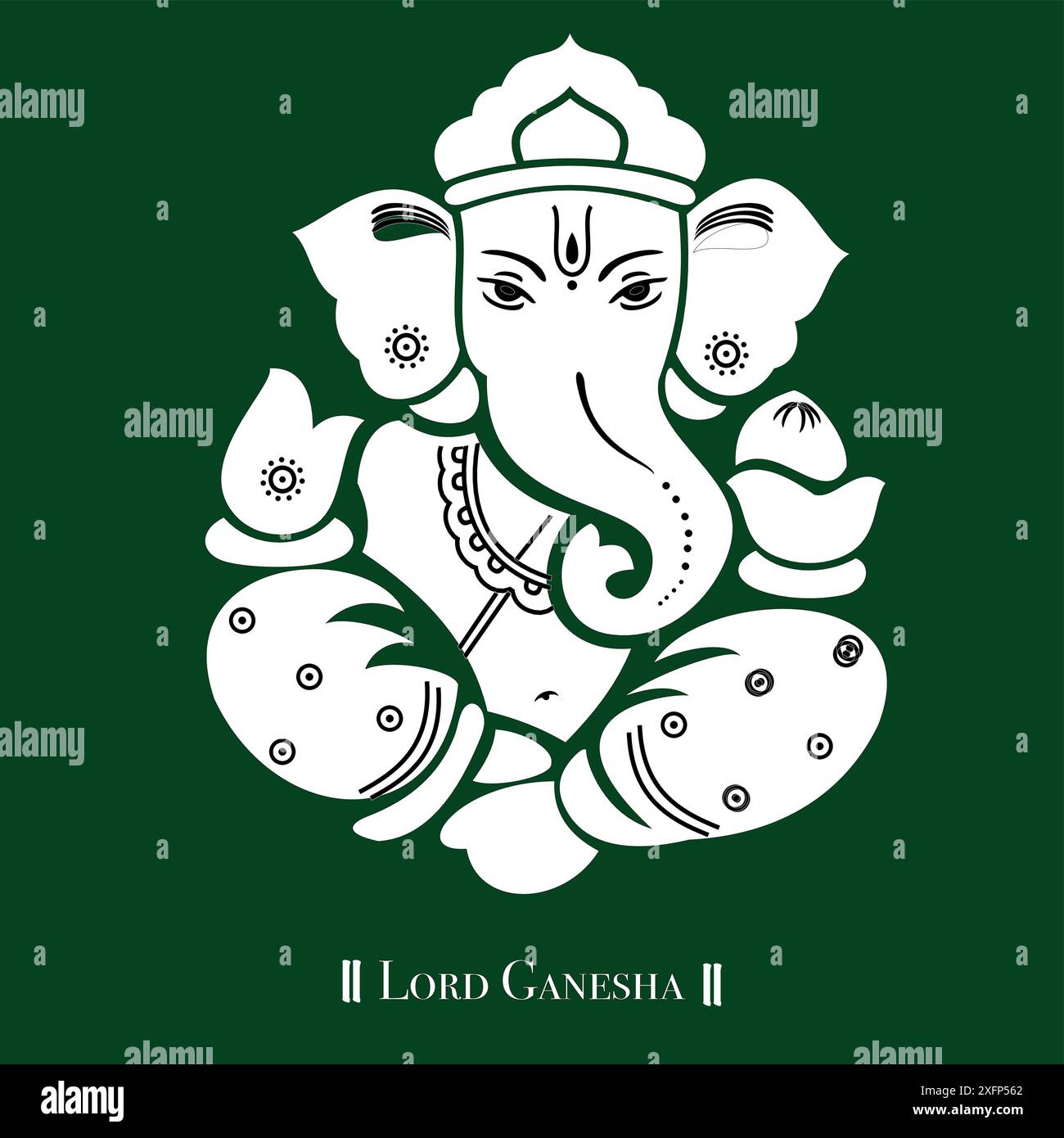 Loard Ganesha Vector Image, Shree Ganesh ji, hindu loard ganesha art ...