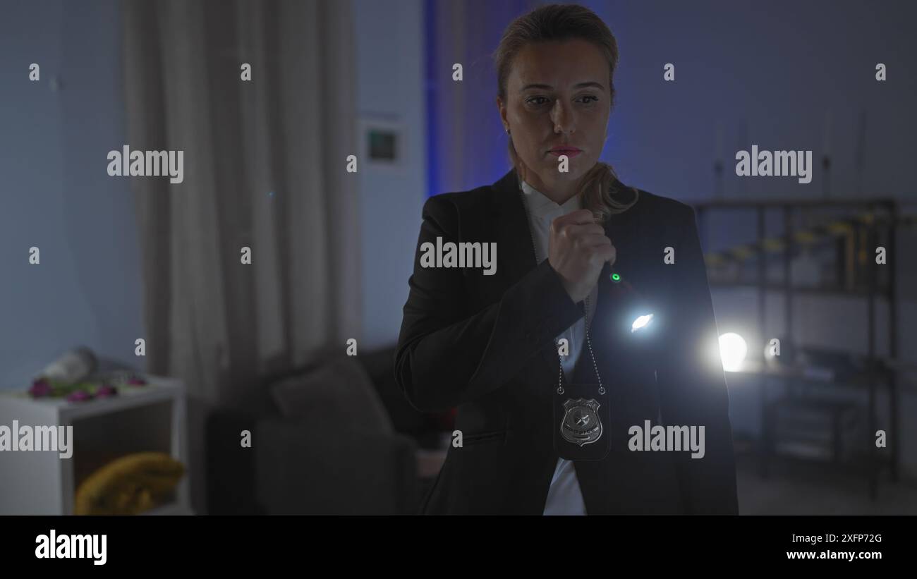 Detective woman investigates indoor hi-res stock photography and images ...