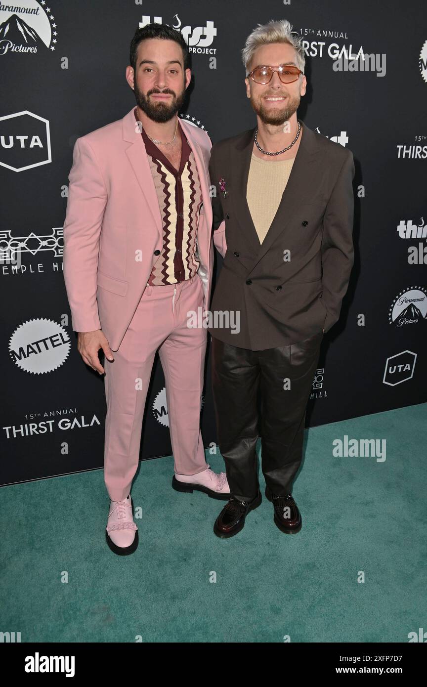 Beverly Hills, CA USA - May 18, 2022: Michael Turchin, Lance Bass ...