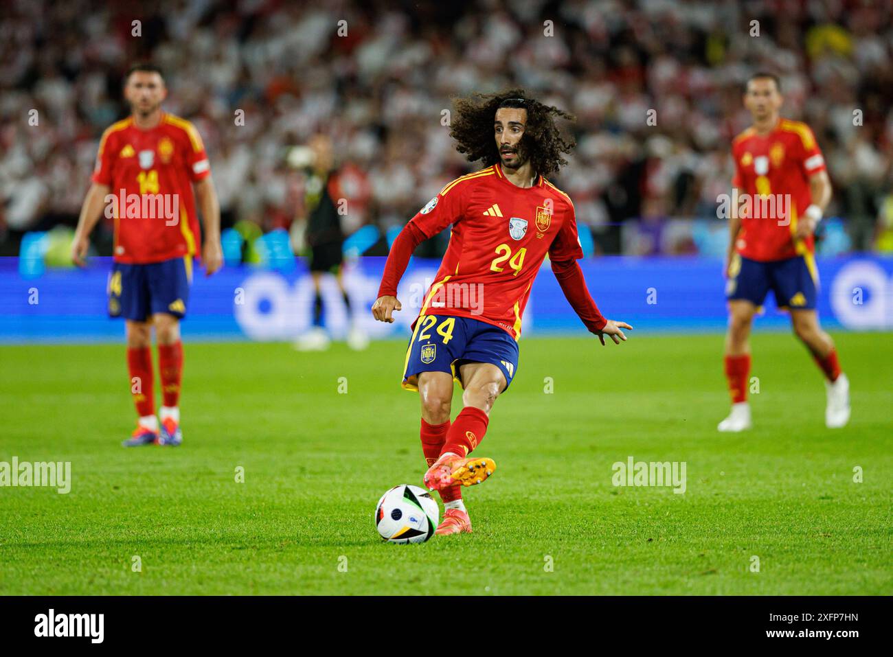 Marc Cucurella (Spain) seen in action during the UEFA Euro 2024 Round ...