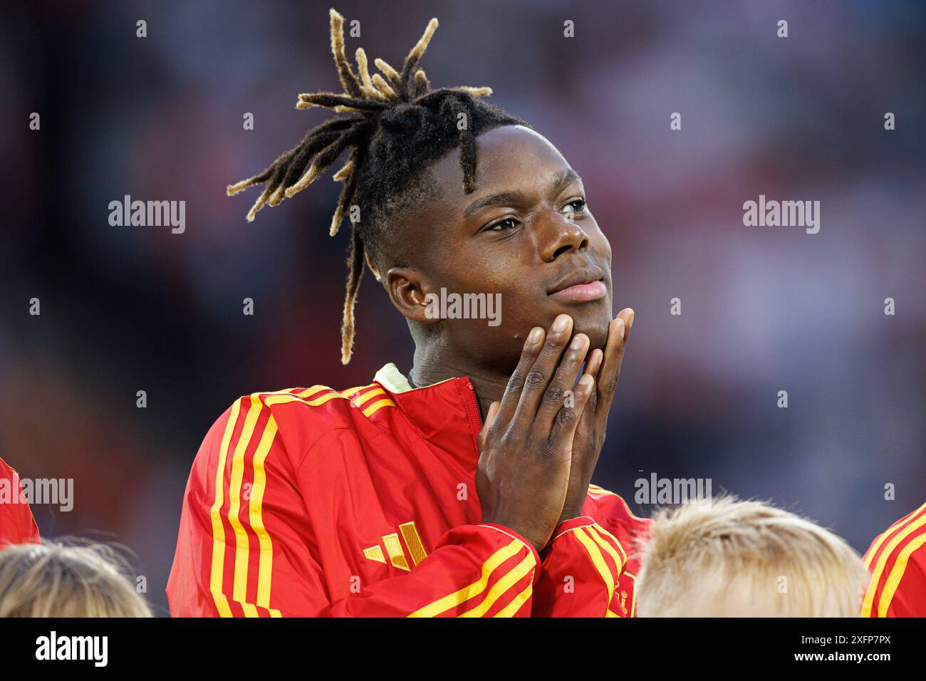 Nico Williams (Spain) seen during the UEFA Euro 2024 Round of 16 game ...