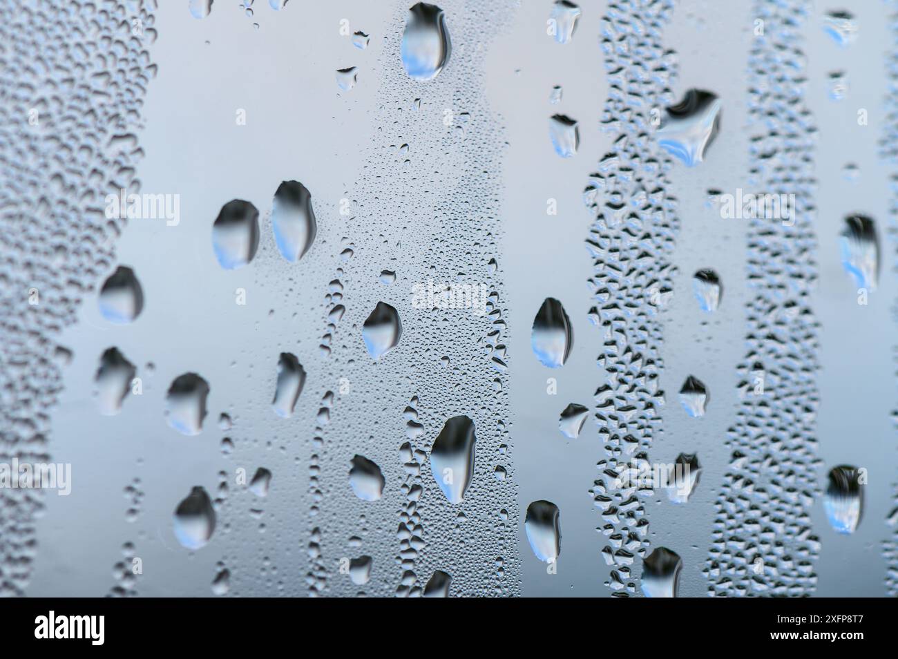 drops of water on the window glass, morning dew 8 Stock Photo - Alamy