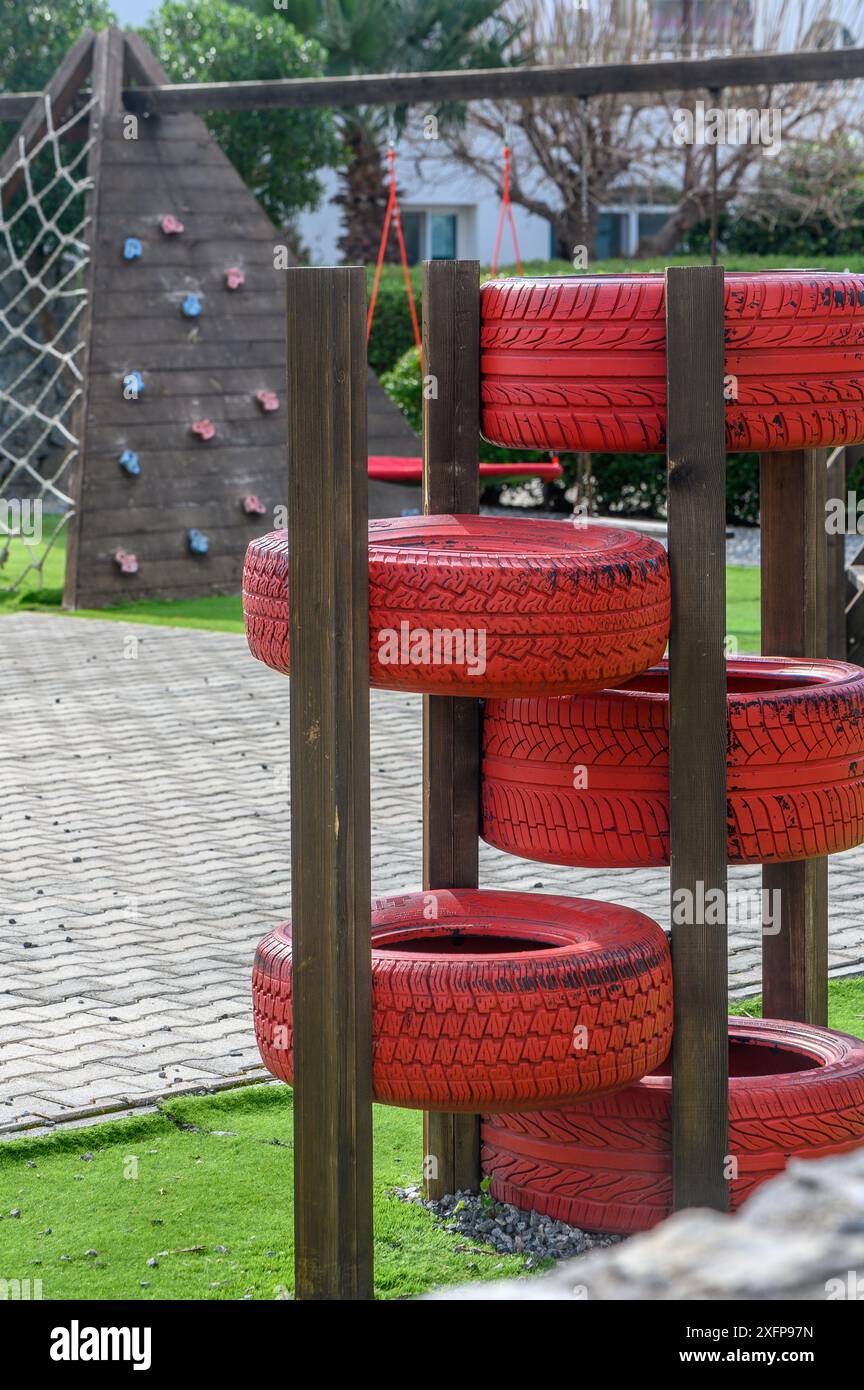 Recycled Tires Play Structure