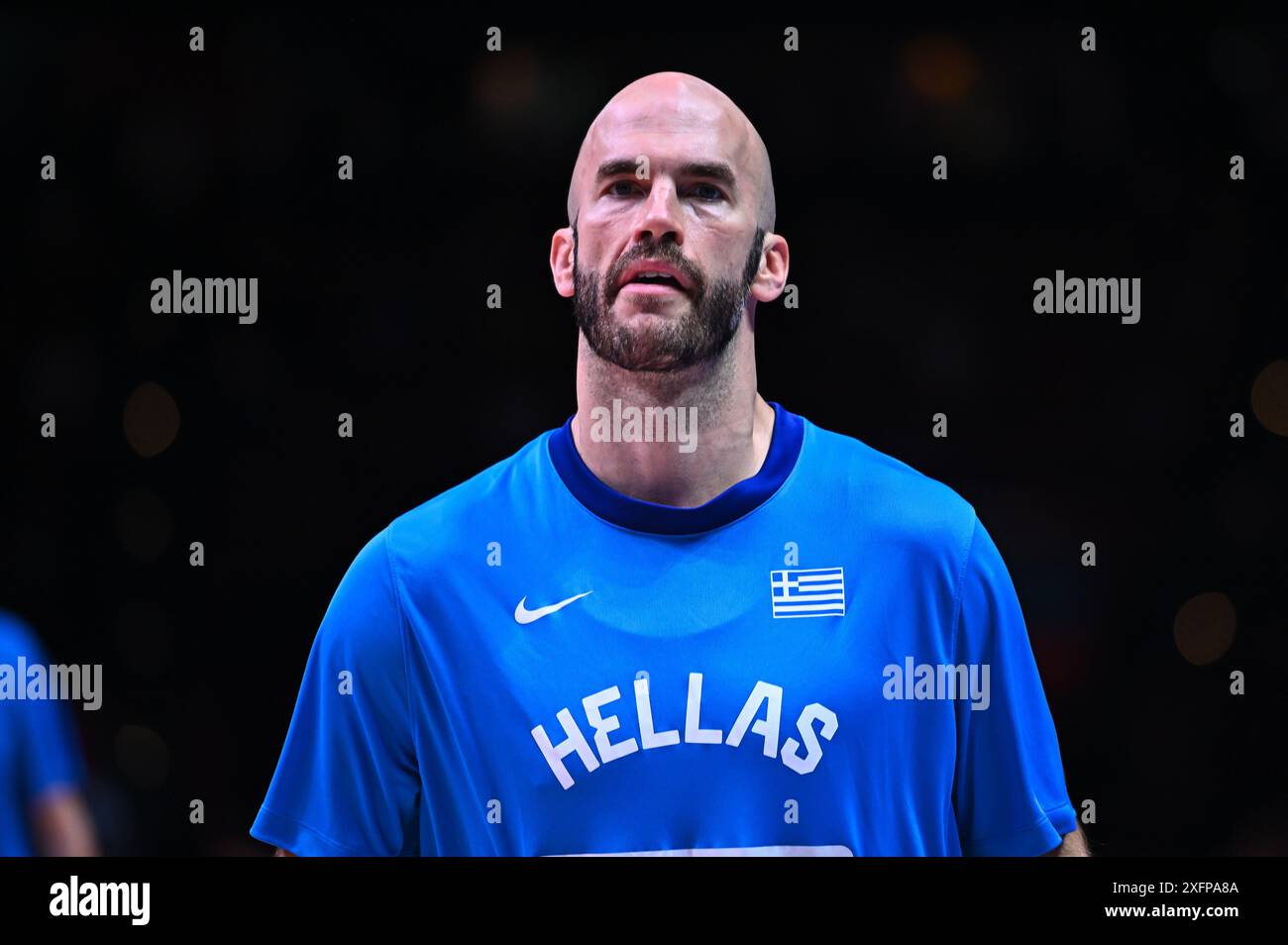 Piraeus, Piraeus, Greece. 4th July, 2024. 8 NICK CALATHES of Greece is ...