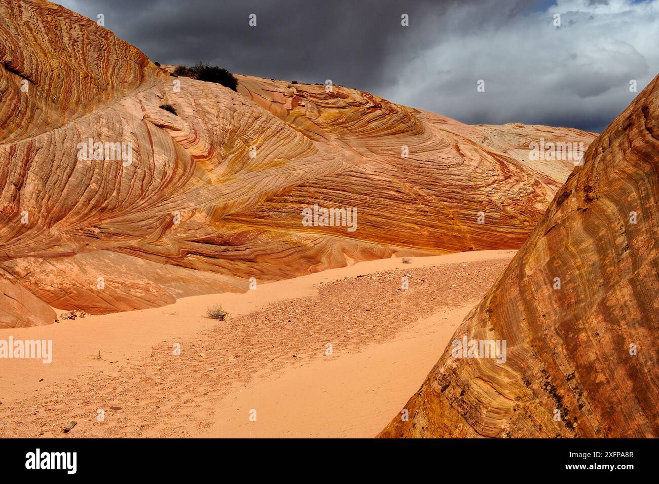 Eroded sandstone patterns in Bighorn Canyon, Grand Staircase-Escalante ...