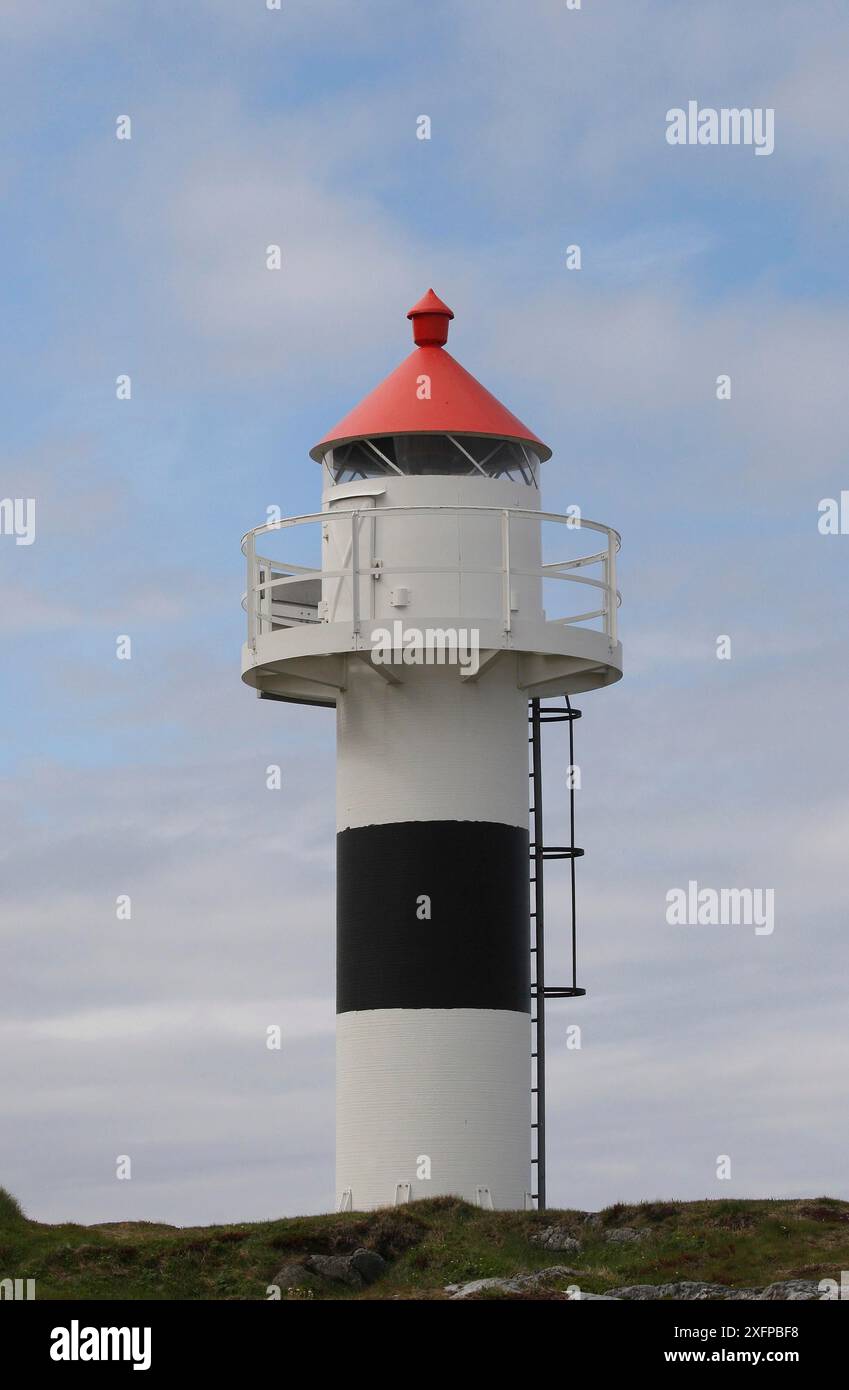 Lighthouse on the Lofoten Islands, Norway, Scandinavia Stock Photo - Alamy