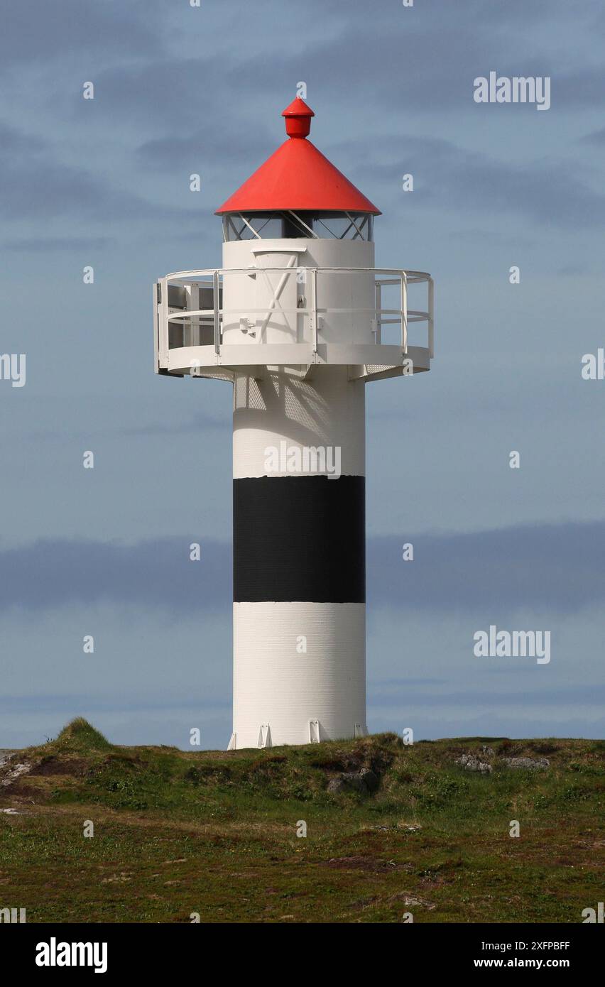 Lighthouse on the Lofoten Islands, Norway, Scandinavia Stock Photo - Alamy