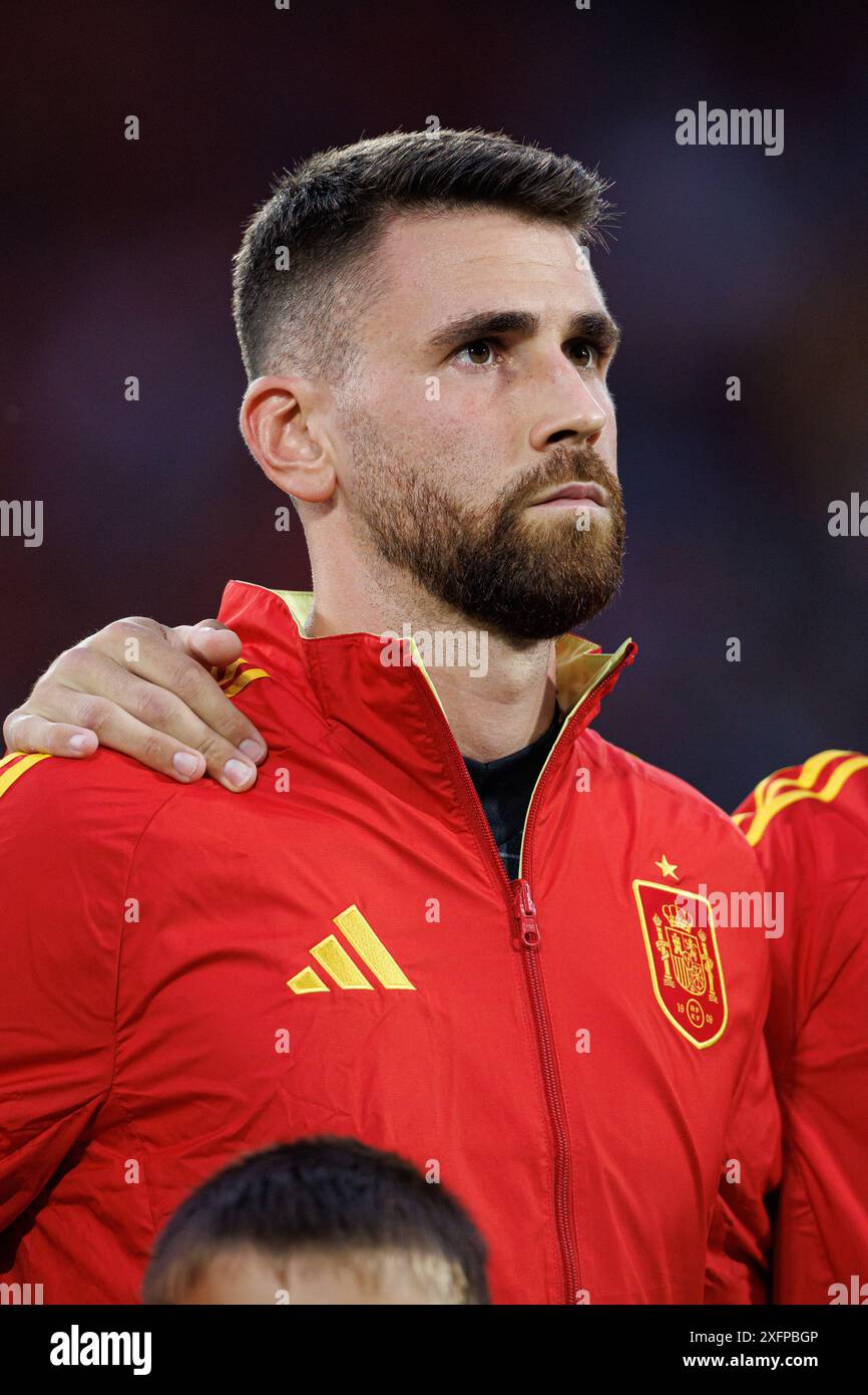 Unai Simon (Spain) seen during the UEFA Euro 2024 Round of 16 game ...