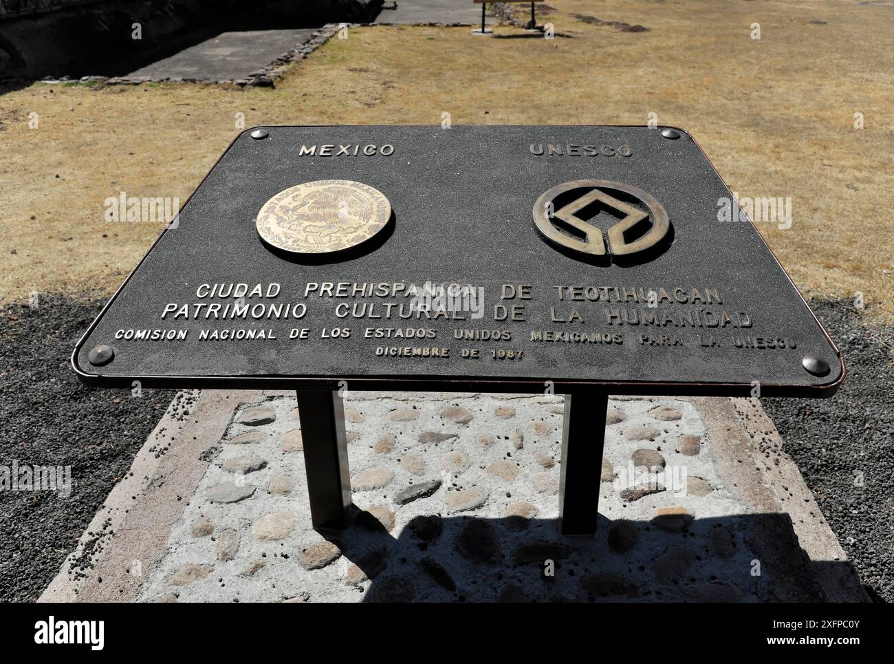 Pyramids of Teotihuacan, UNESCO World Heritage Site, Teotihuacan, State ...