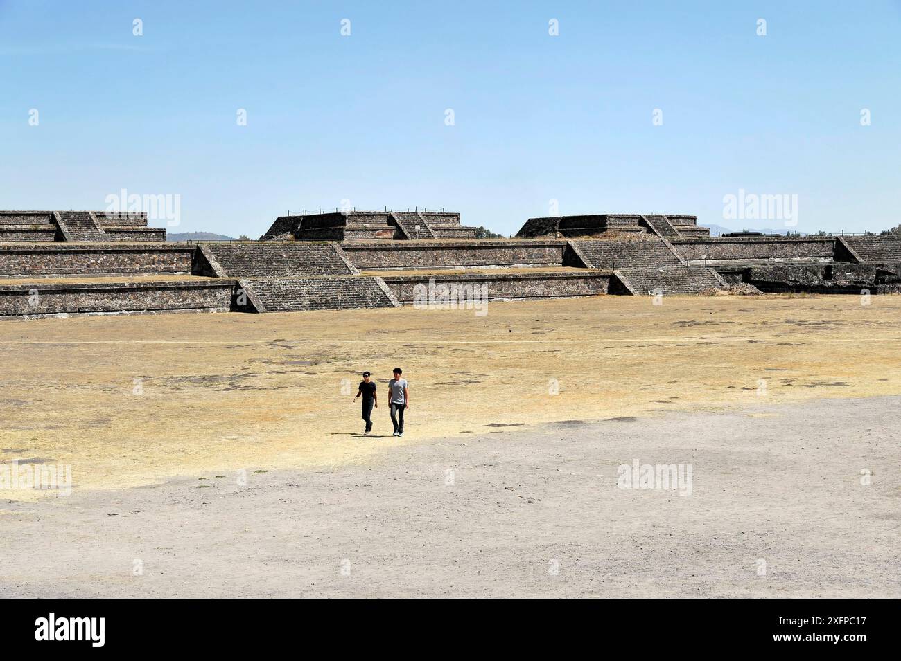 Pyramids of Teotihuacan, UNESCO World Heritage Site, Teotihuacan, State ...