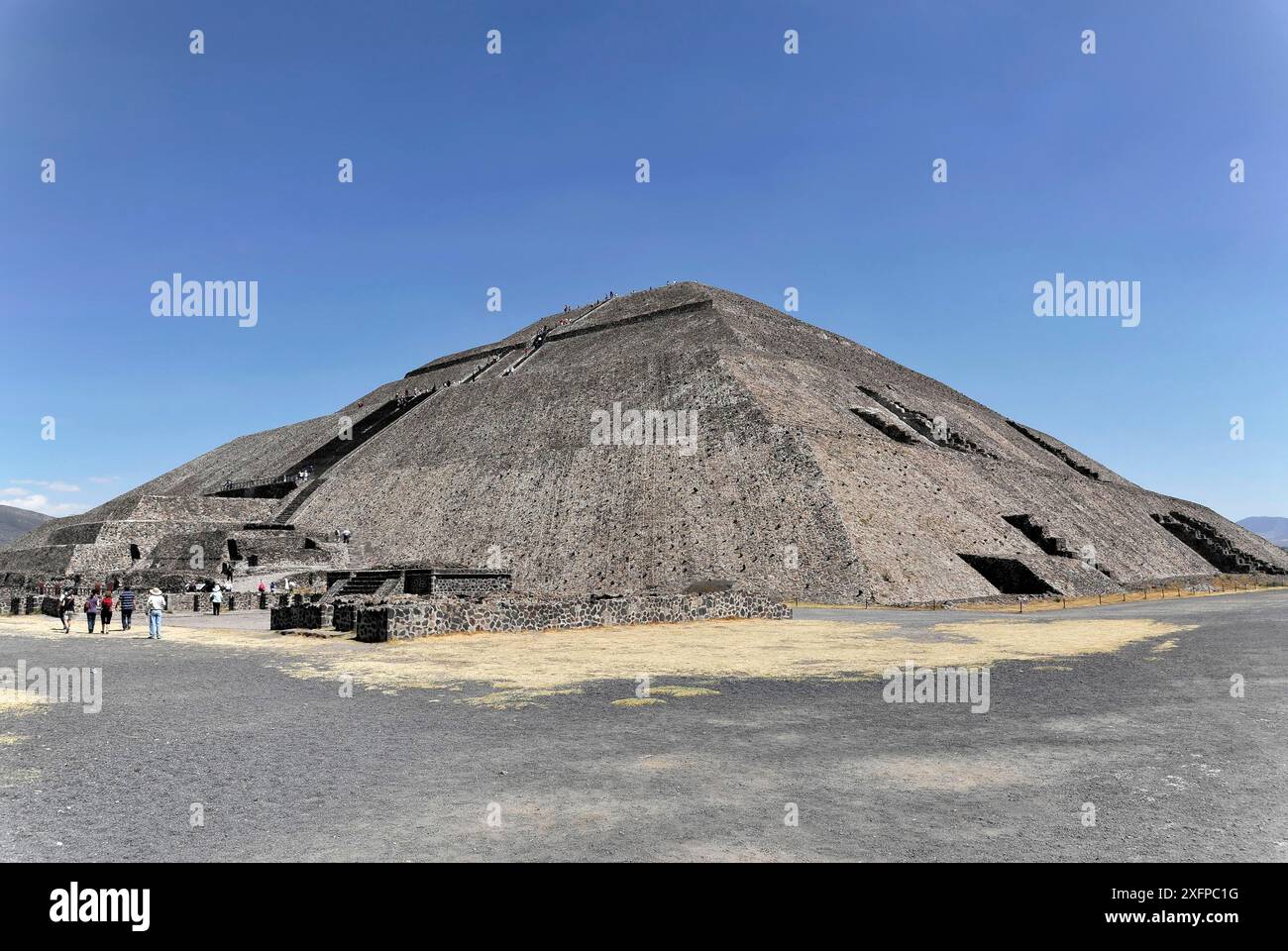 Pyramids of Teotihuacan, UNESCO World Heritage Site, Teotihuacan, State ...