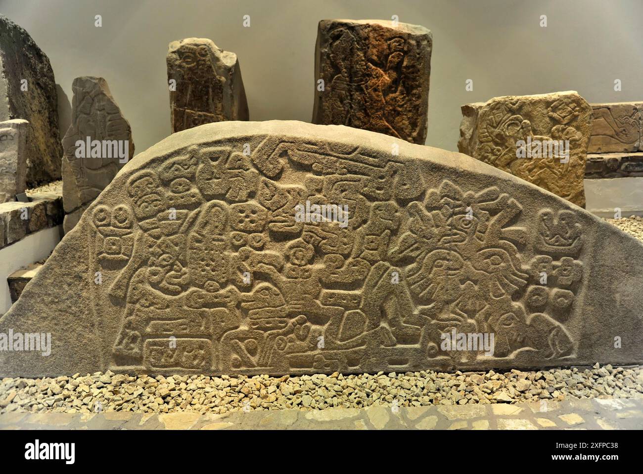 Unesco World Heritage Site Monte Alban, Oaxaca, Mexico, Central America ...