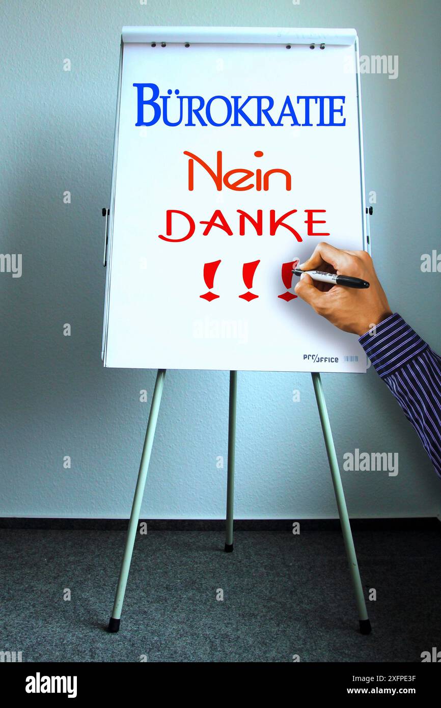 Symbolic image, German bureaucracy, EU bureaucracy, inefficiently ...