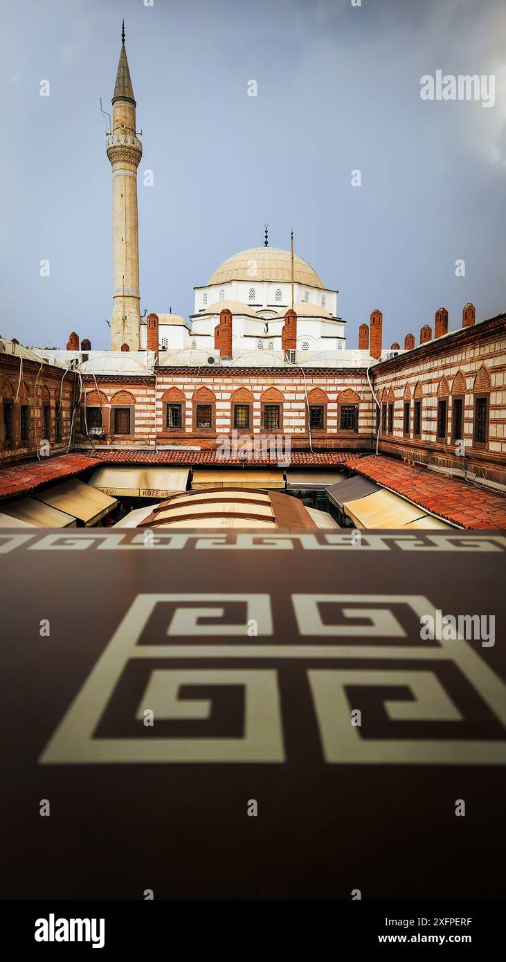Izmir, Turkey. 04th July, 2024. View of a historical Hisar mosque from ...