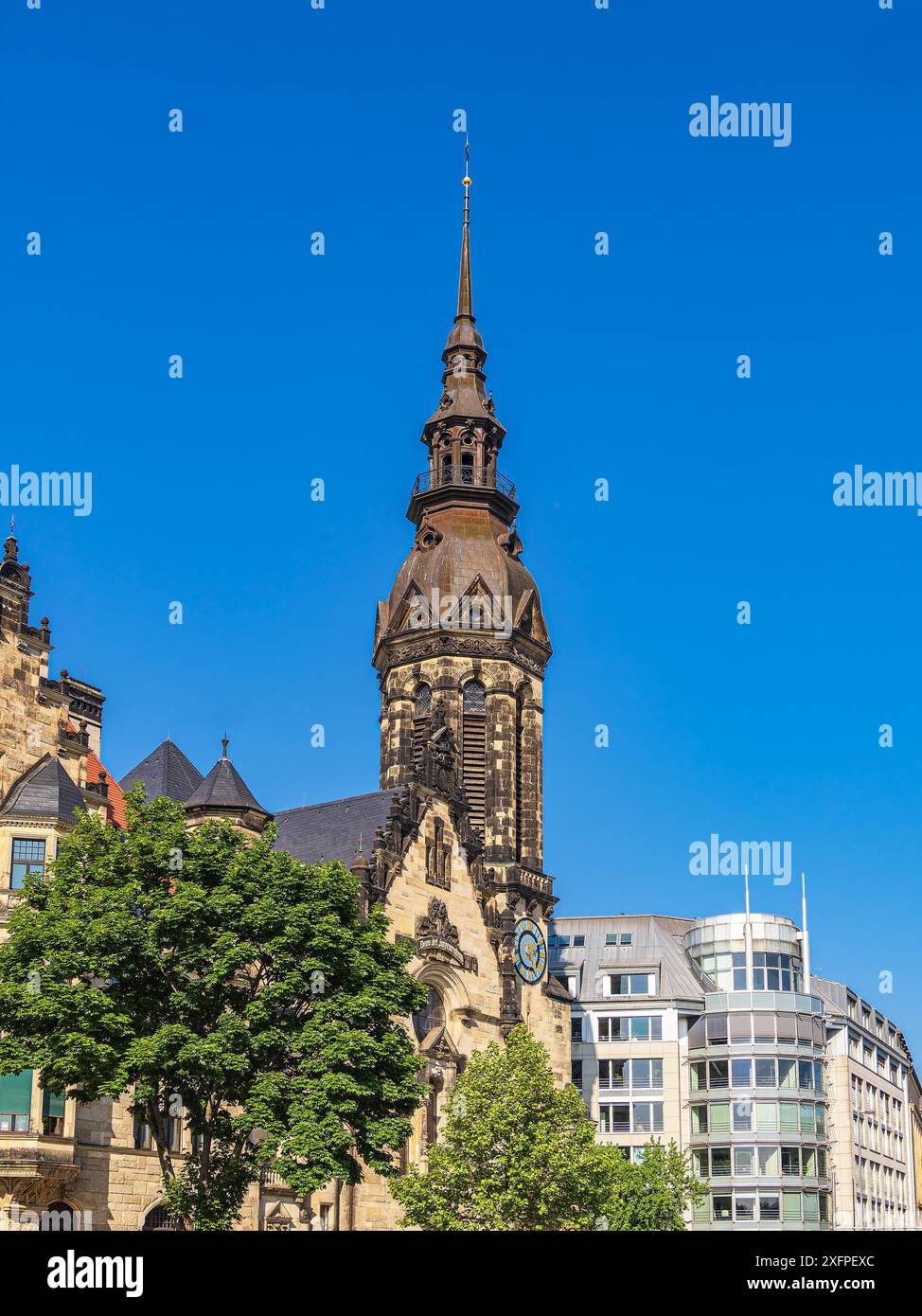 Germany leipzig church church window hi-res stock photography and ...