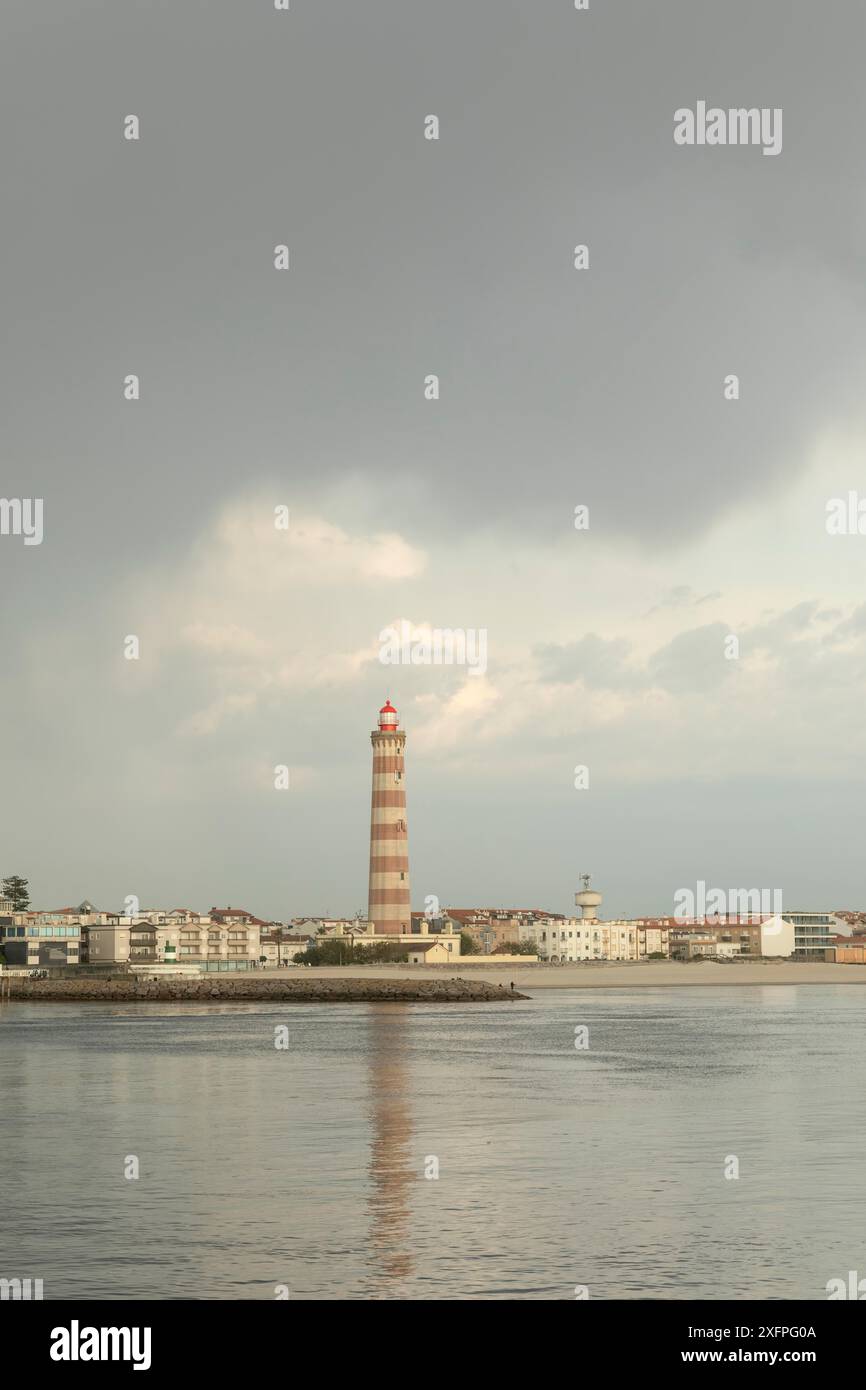 The Farol da Barra lighthouse in Portugal Stock Photo - Alamy