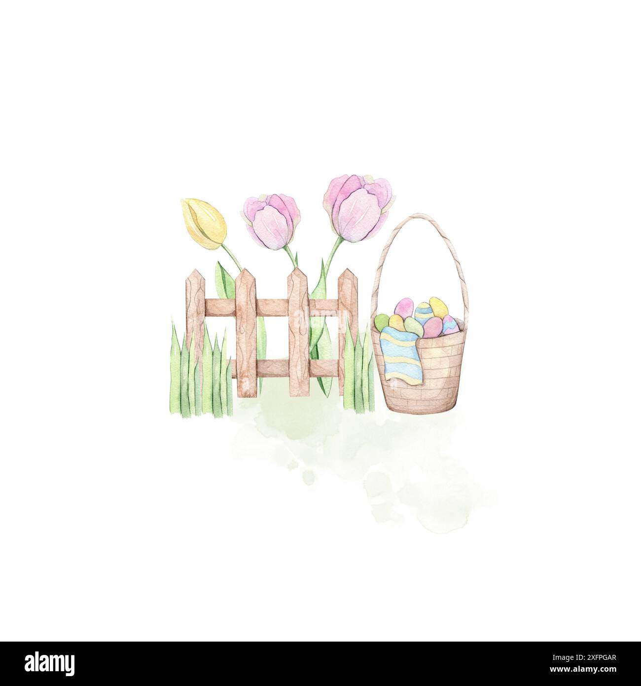 Cute hand drawn flowers Cut Out Stock Images & Pictures - Alamy
