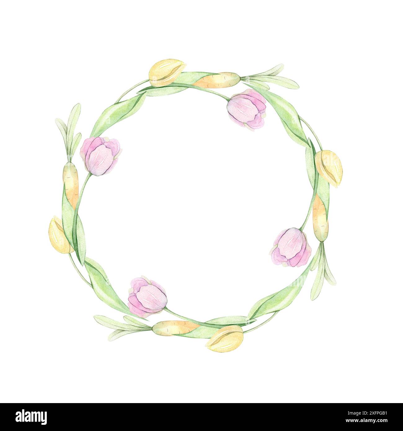 Easter bunny cartoon illustration Cut Out Stock Images & Pictures - Alamy