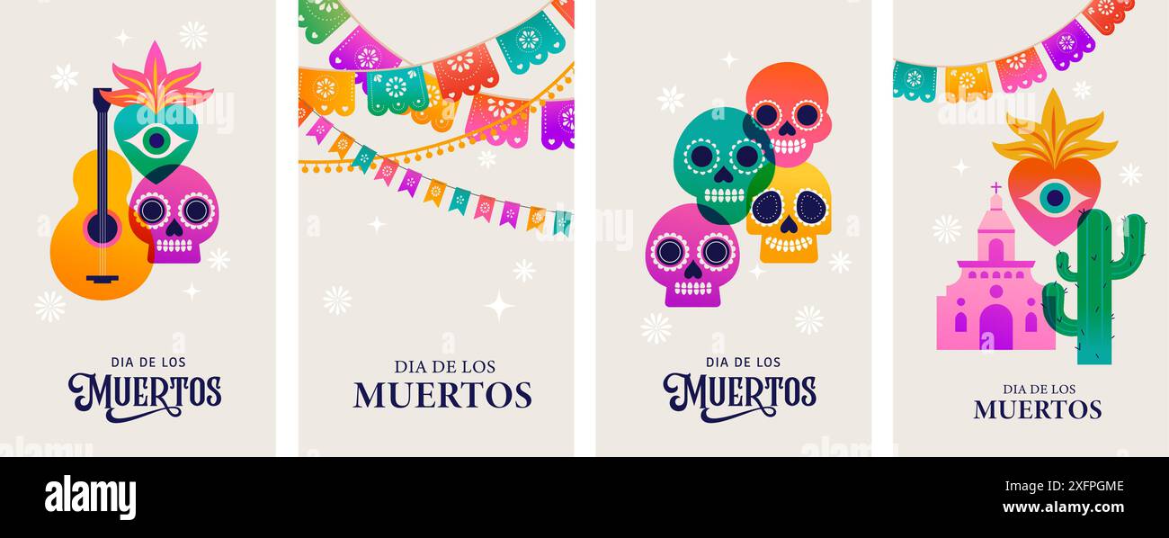 Day of the Dead, Dia de los Muertos, Mexican holiday. Vector poster ...