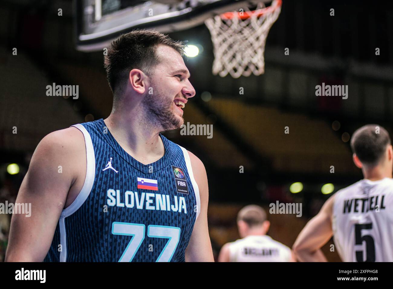Luka Doncic (Slovenia). FIBA Olympic Qualifying Tournament. Piraeus ...