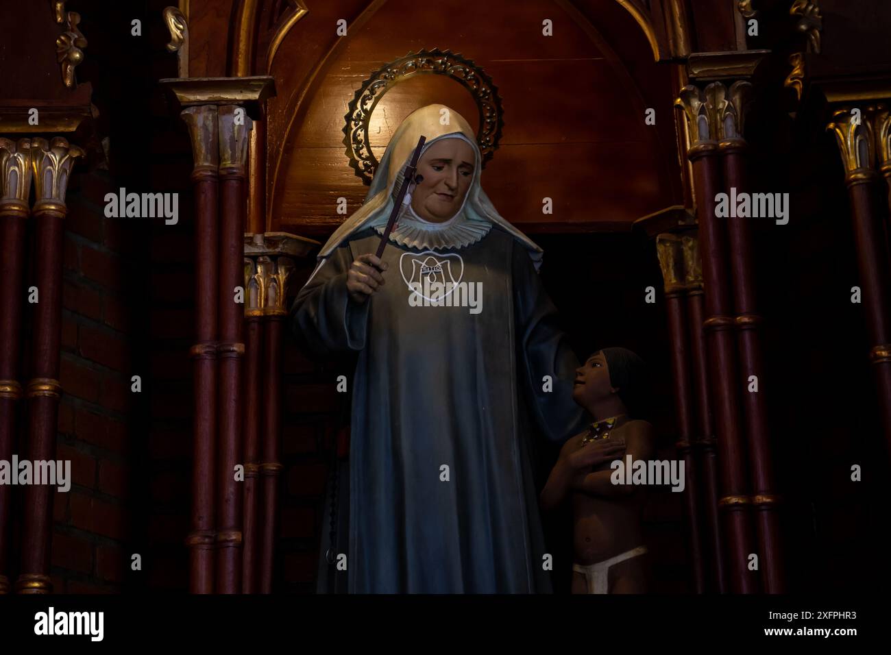 Jerico, Colombia - January 16, 2024: Altar to the Holy Mother Laura ...
