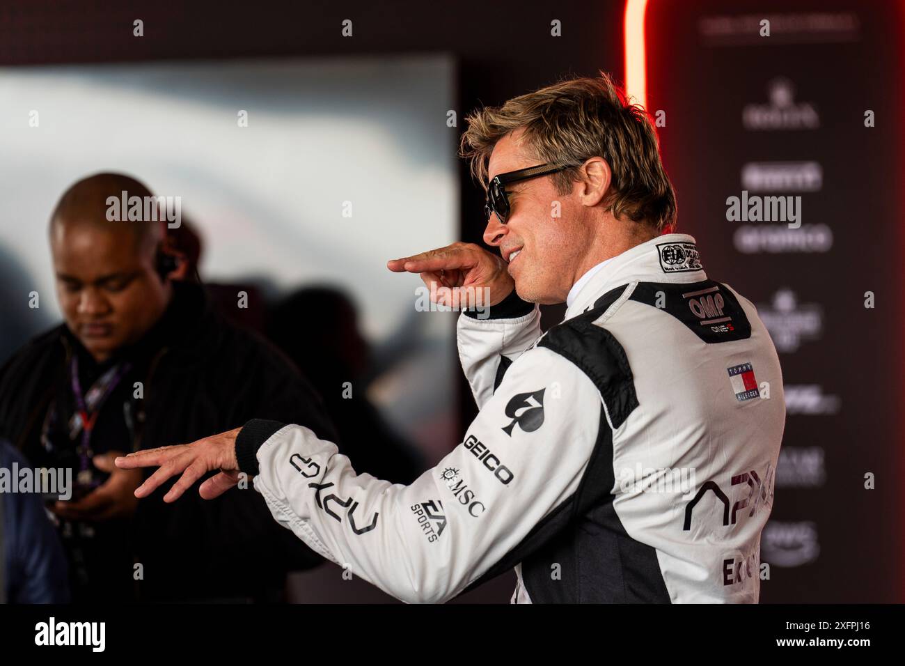 Brad Pitt (USA) Actor on "APX GP" Suite for Movie Promotion on day 1 ...