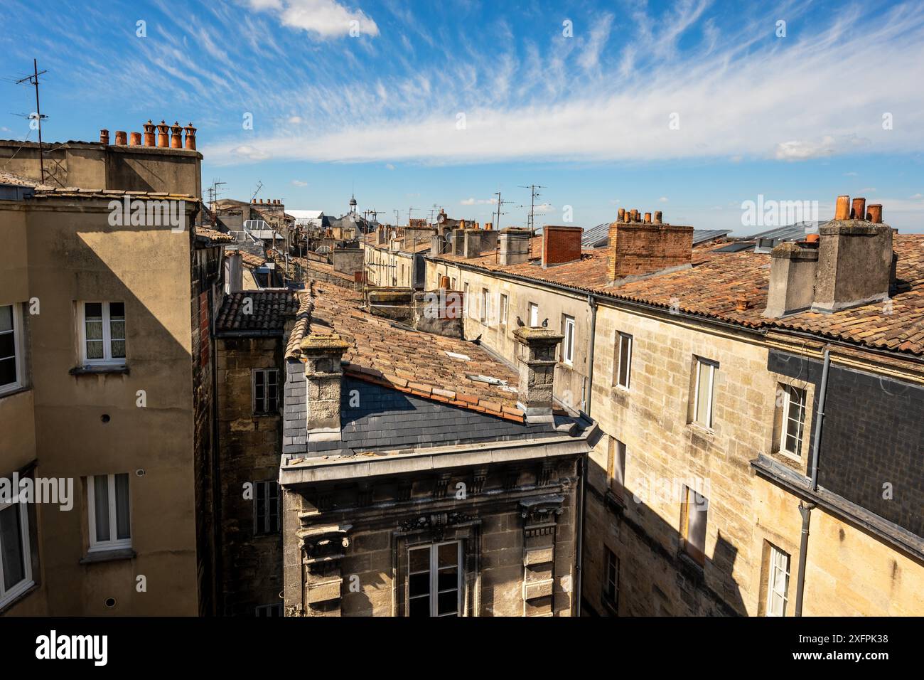 Old buildings in Bordeaux, Aquitaine, France. High quality photography ...