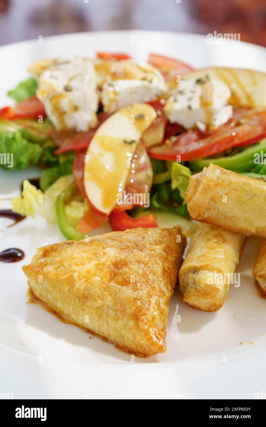 Typical moroccan briouat, Berbari Moroccan cuisine, Medchar Ghanem ...