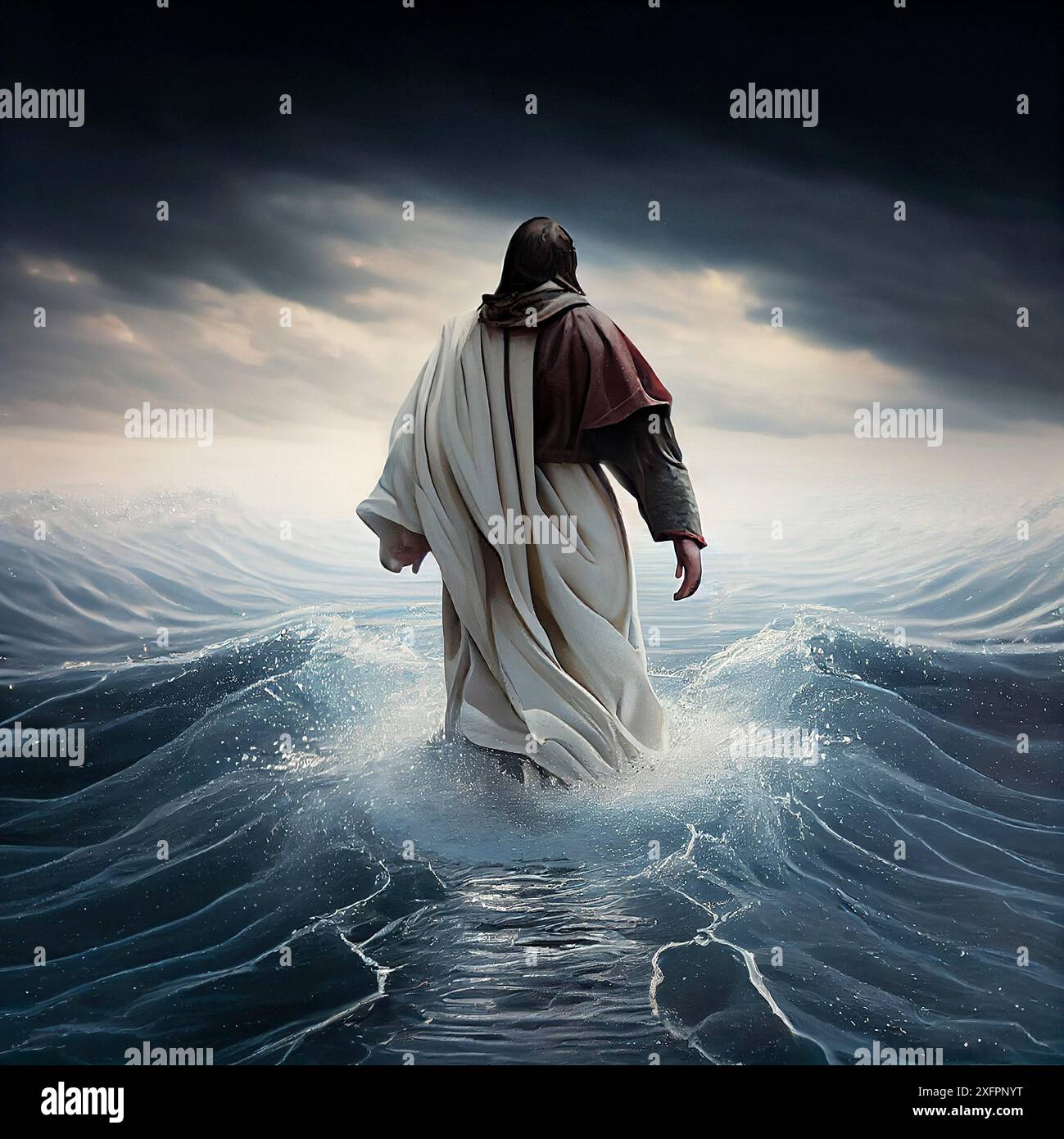 Jesus walking on water, Sea of Galilee, miracle of the bible ...