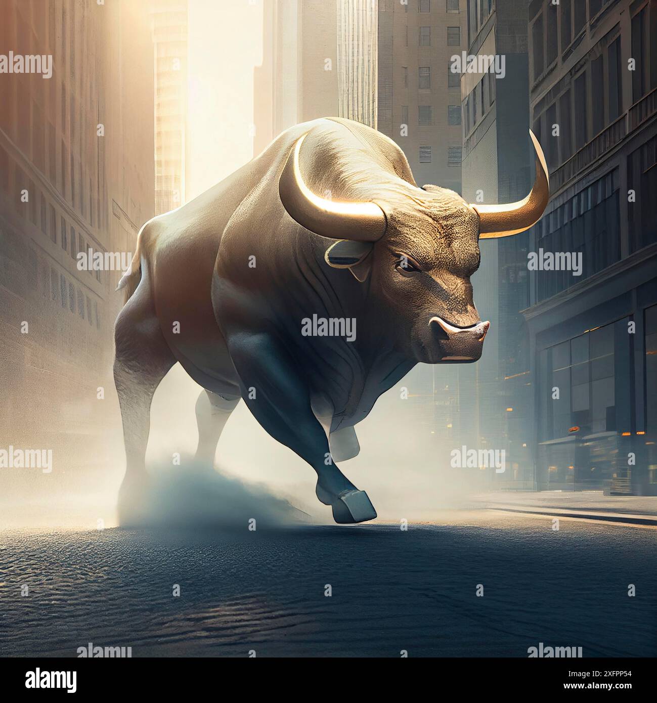 Golden bull hi-res stock photography and images - Alamy
