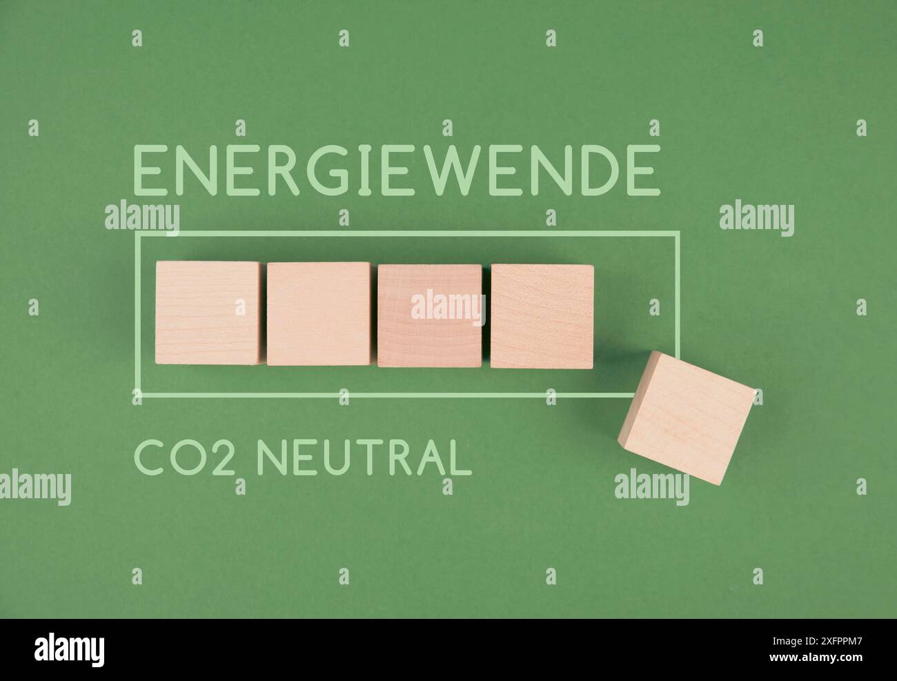 Energy transition, CO2 neutral stands in german language besides ...