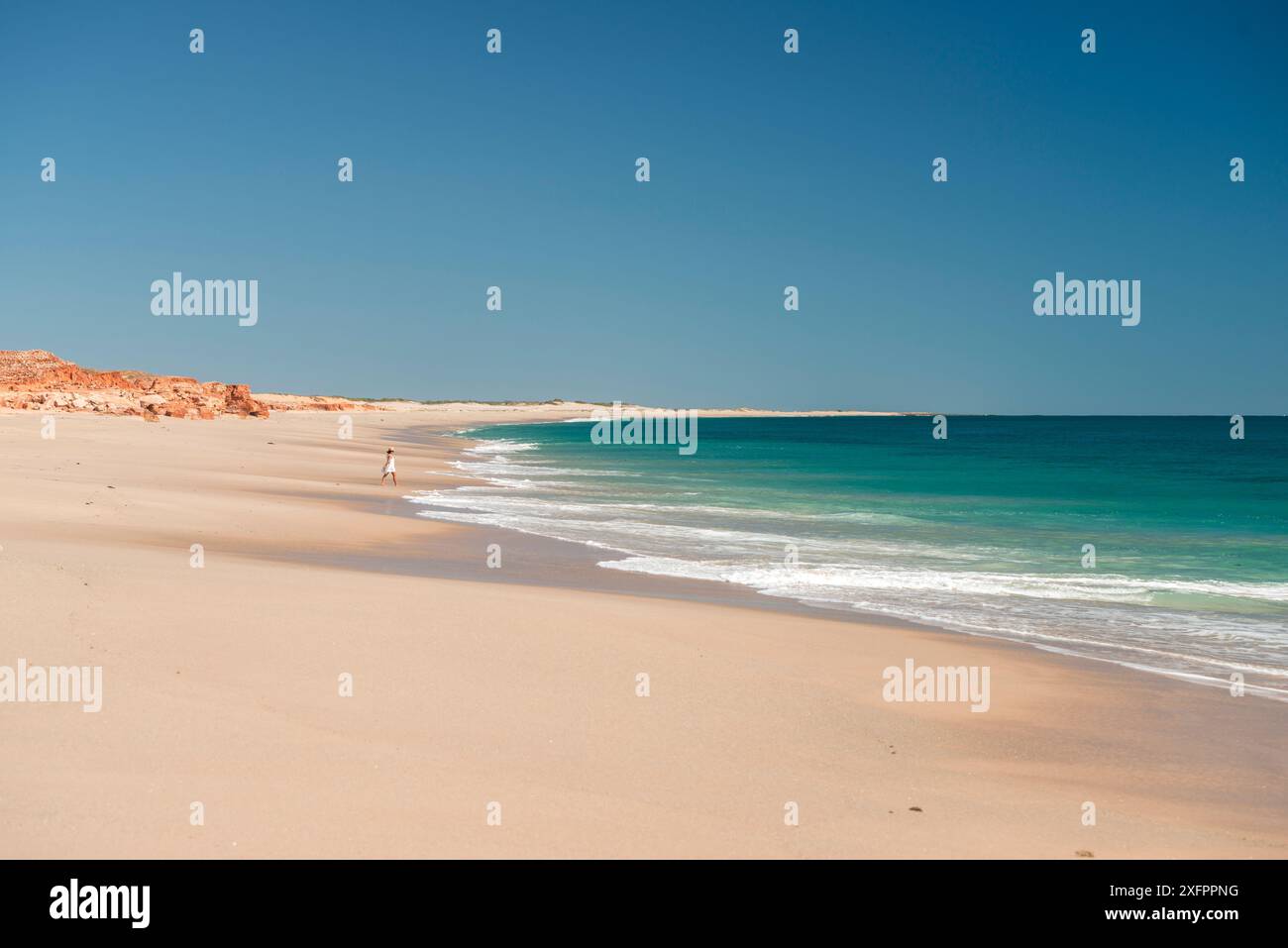 White sand beach, Dampier Peninsula, Kimberley, Western Australia. July ...