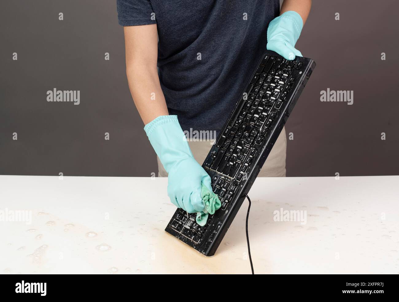 Cleaning keyboard in office hi-res stock photography and images - Alamy