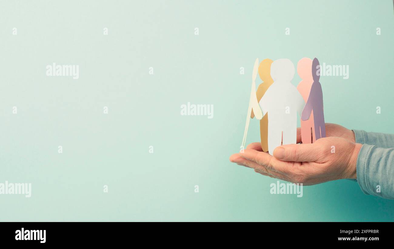 No discrimination and racism, human rights, friendship support and ...