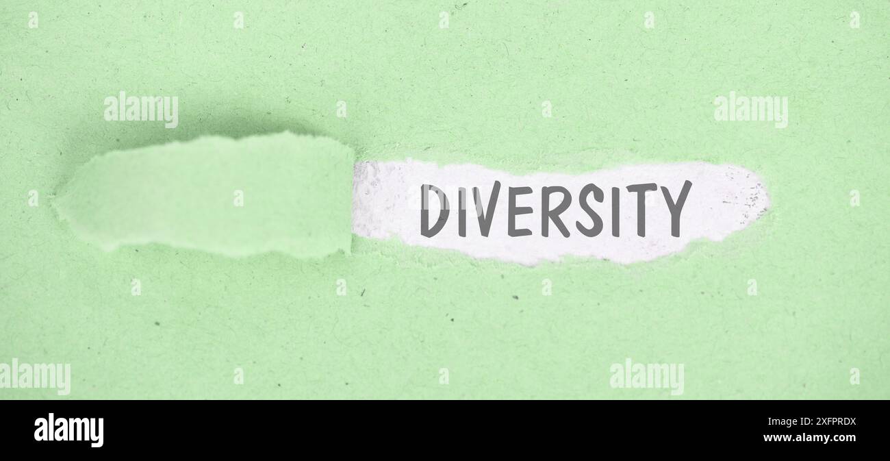 Diversity, torn paper, inclusion, equity and human rights, fairness and ...