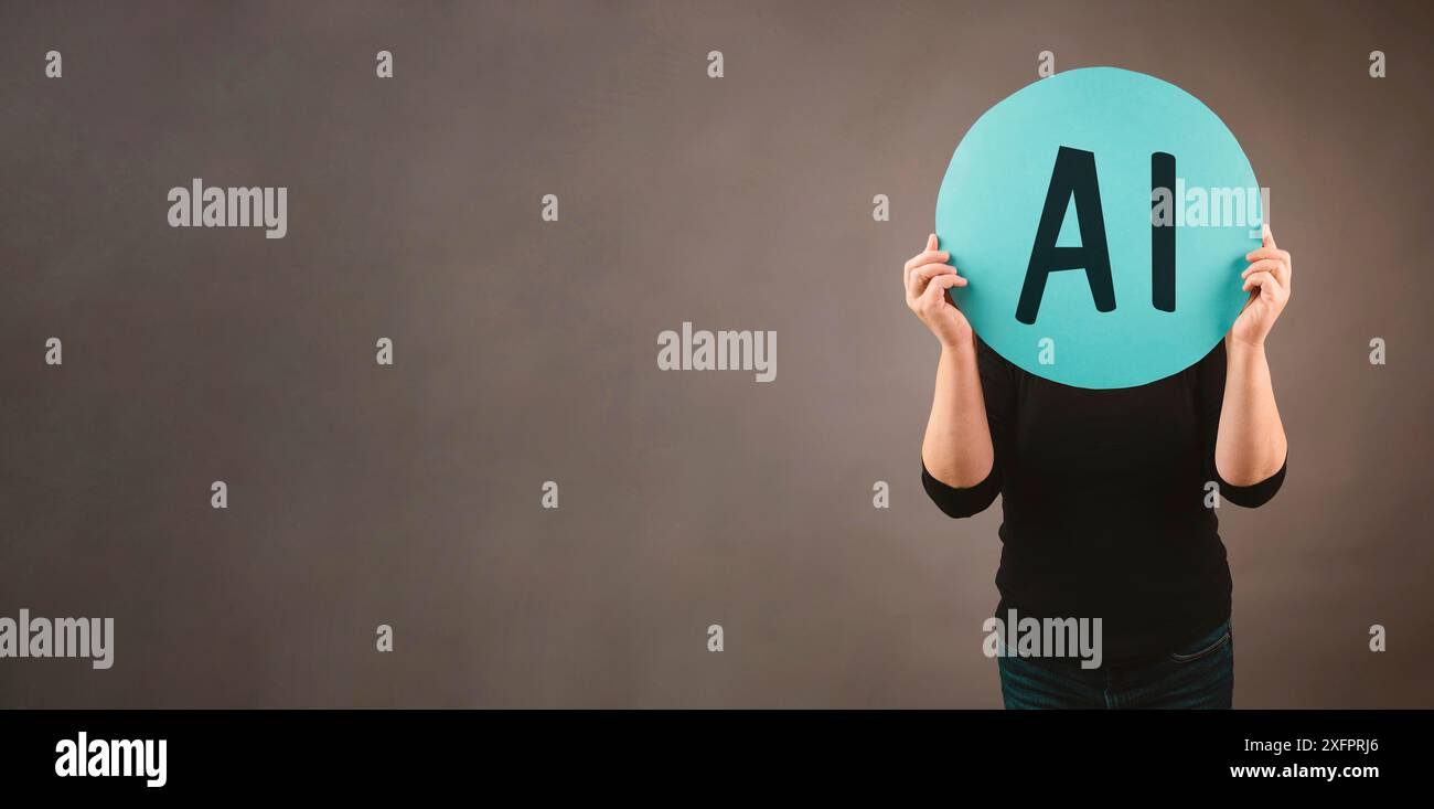 Human mind with AI cloud, depression, loneliness and mental health ...