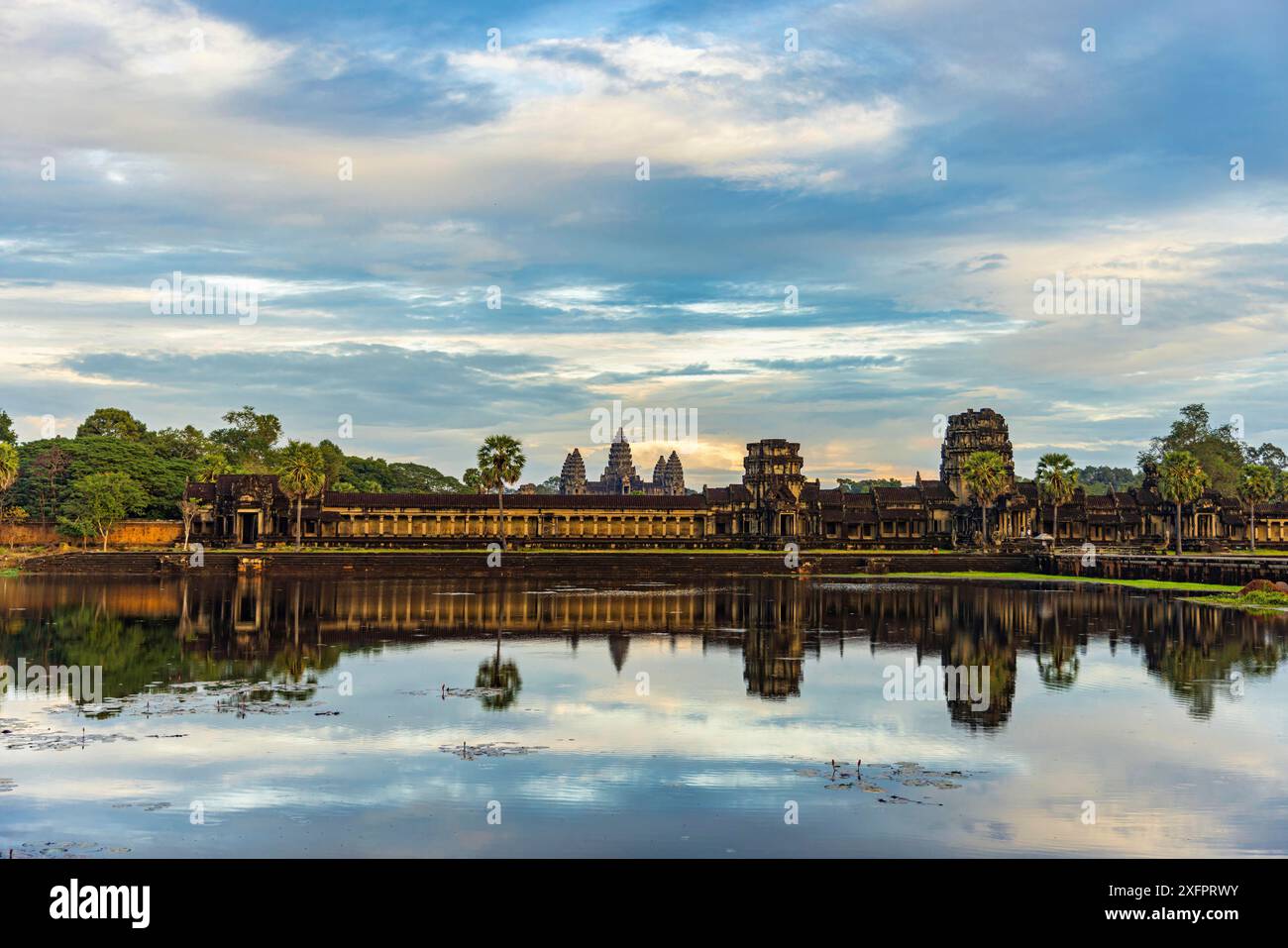Angkor Wat temple with pool reflection Stock Photo - Alamy