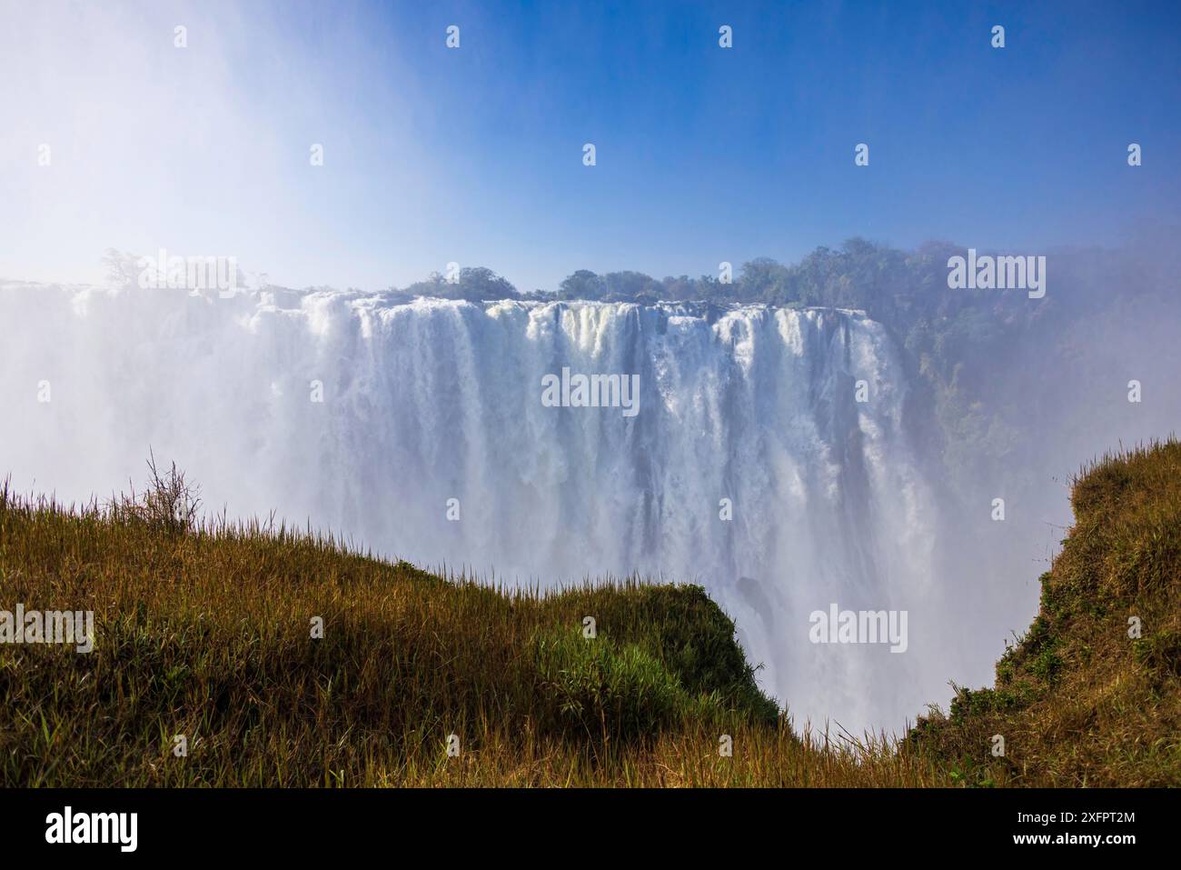 Victoria falls from the east victoria falls from the east hi-res stock ...