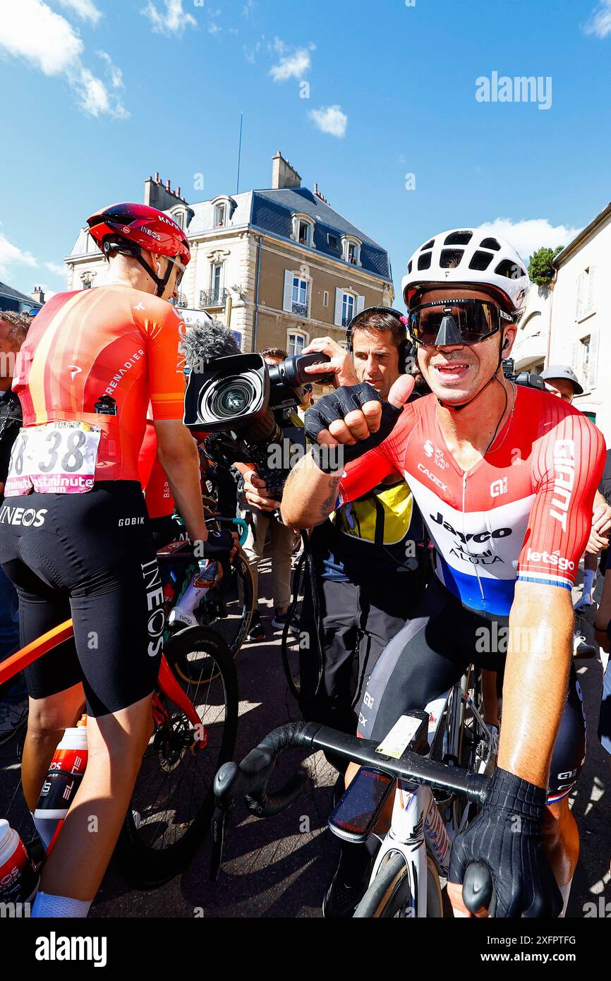 Tour de France 2024 - 111th Edition - 6th stage Macon - Dijon 163,5 km - 04/07/2024 - Dylan ...